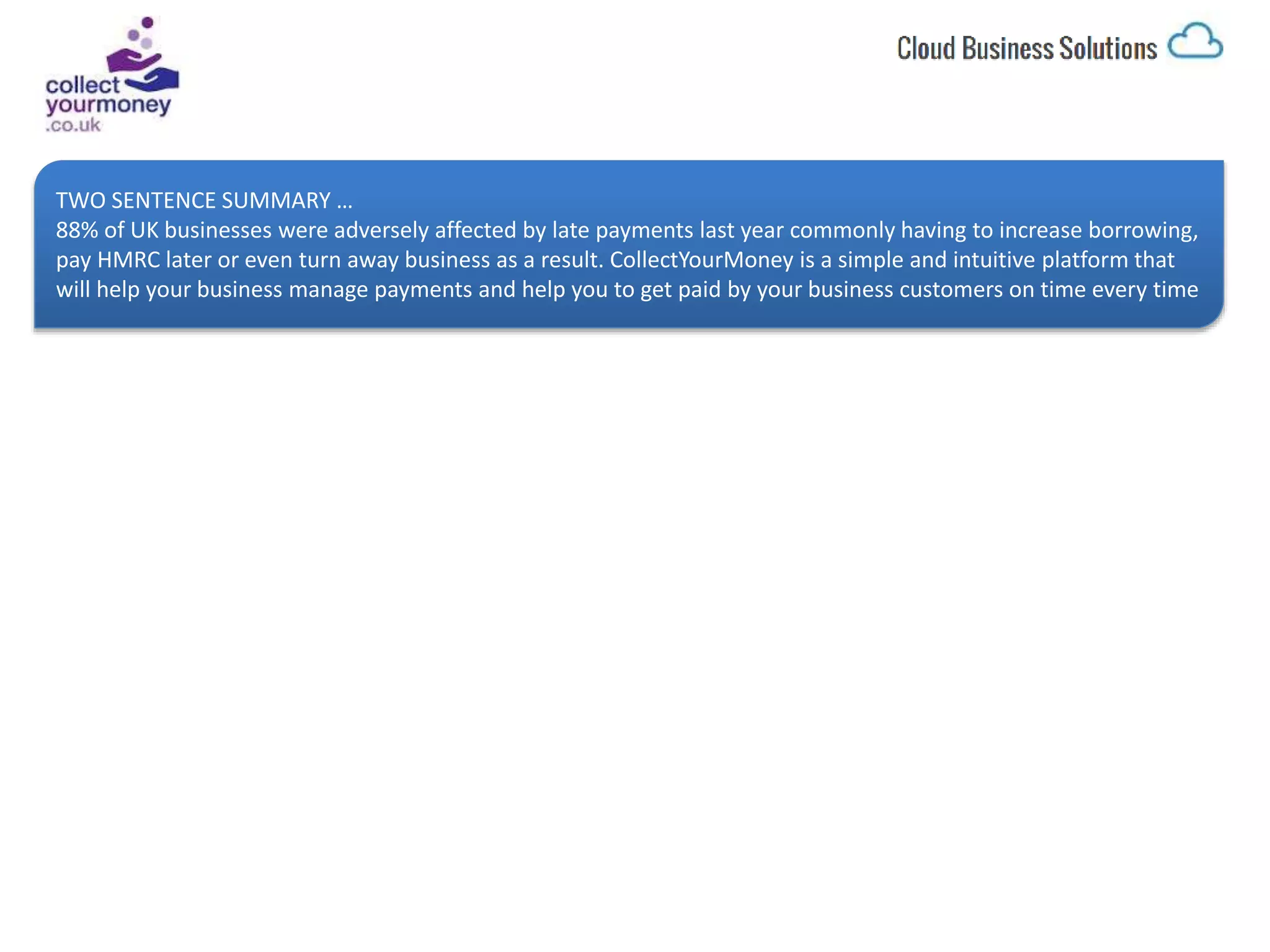Cloud Business Solutions - whta we do | PPT