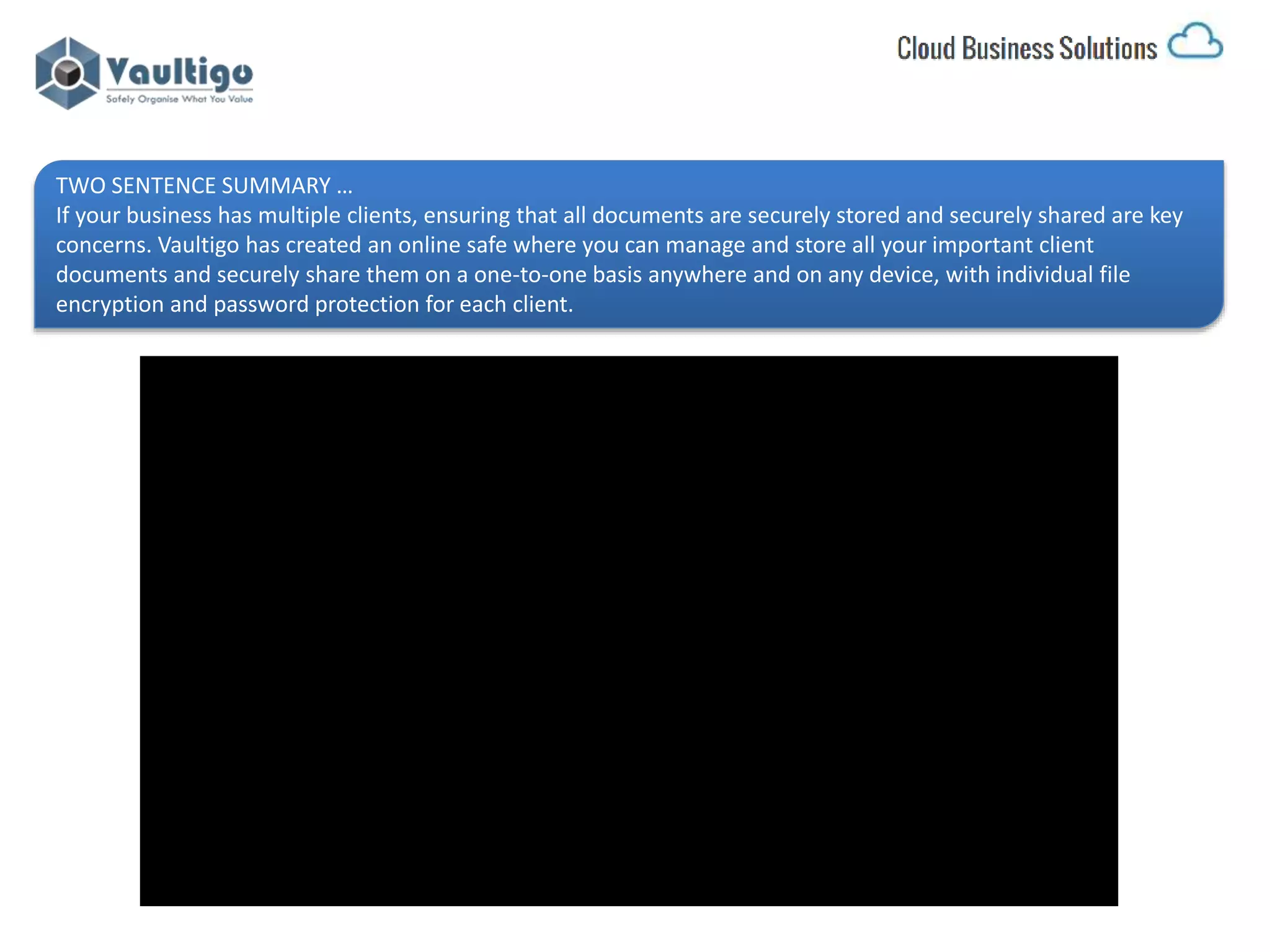 Cloud Business Solutions - whta we do | PPT