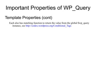 WP_Query Overview | PPT