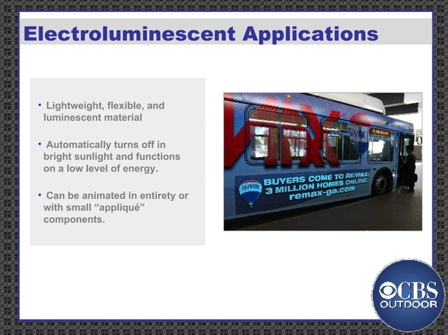 CBS Outdoor 4 of 5 | PPT