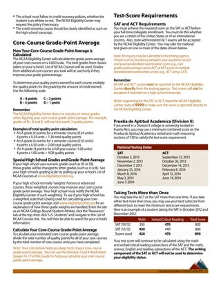 NCAA - Eligibility Center | PDF