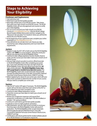 NCAA - Eligibility Center | PDF