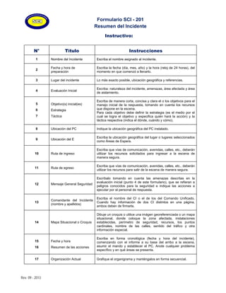 Sistema de Comando de Incidentes (OFDA) | PDF