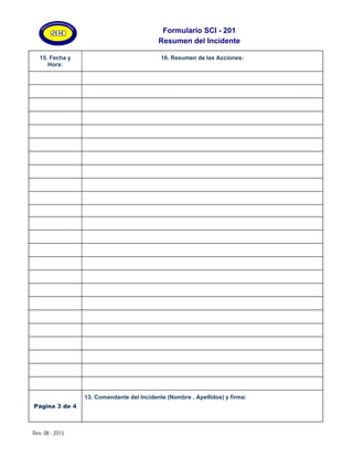 Sistema de Comando de Incidentes (OFDA) | PDF