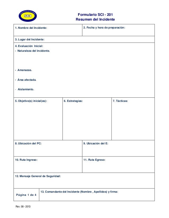 Sistema de Comando de Incidentes (OFDA) Sistema de Comando de Incidentes (OFDA)