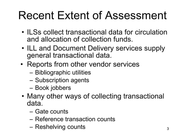 Crushing, Blending, and Stretching Transactional Data | PPT