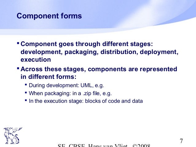 component based softwrae engineering Cbse