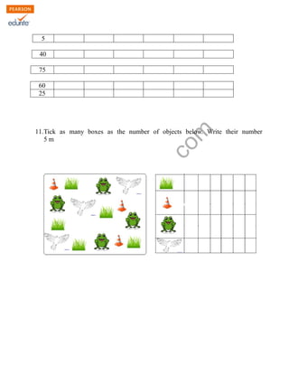 Class 1 CBSE Maths Sample Paper Model 1 | PDF