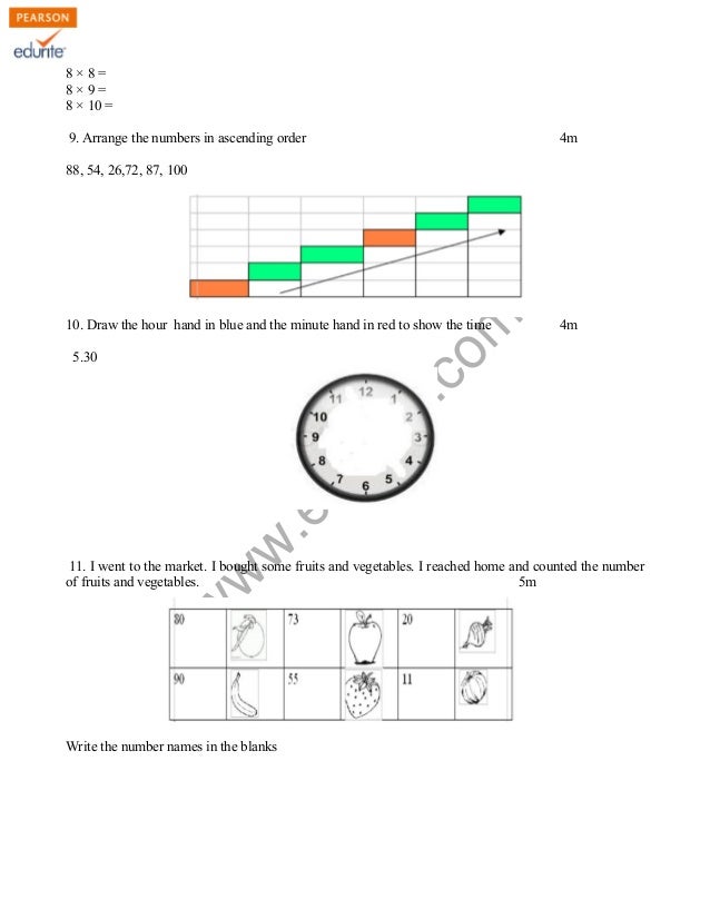 class-1-cbse-maths-sample-papers-model-2