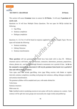 Class 10 Cbse English Communicative Sample Paper 2013 Model 1 | PDF