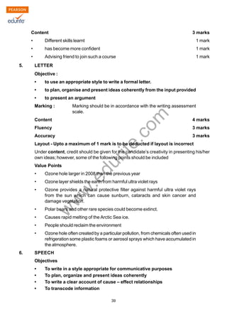 Class 10 Cbse English Communicative Sample Paper Model 2 2009 | PDF
