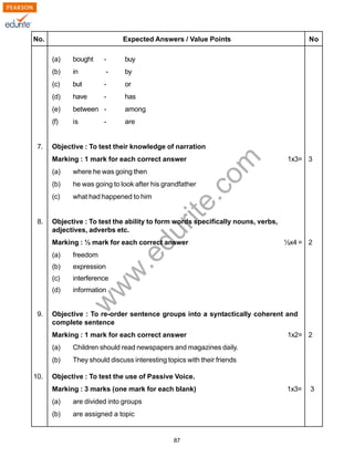 Class 10 English Literature Sample Paper Model 1 2009 | PDF