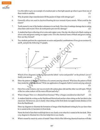 Class 10 Cbse Science Sample Paper | PDF