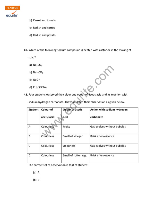 Class 10 Cbse Science Sample Paper Term 2 Model 2 | PDF