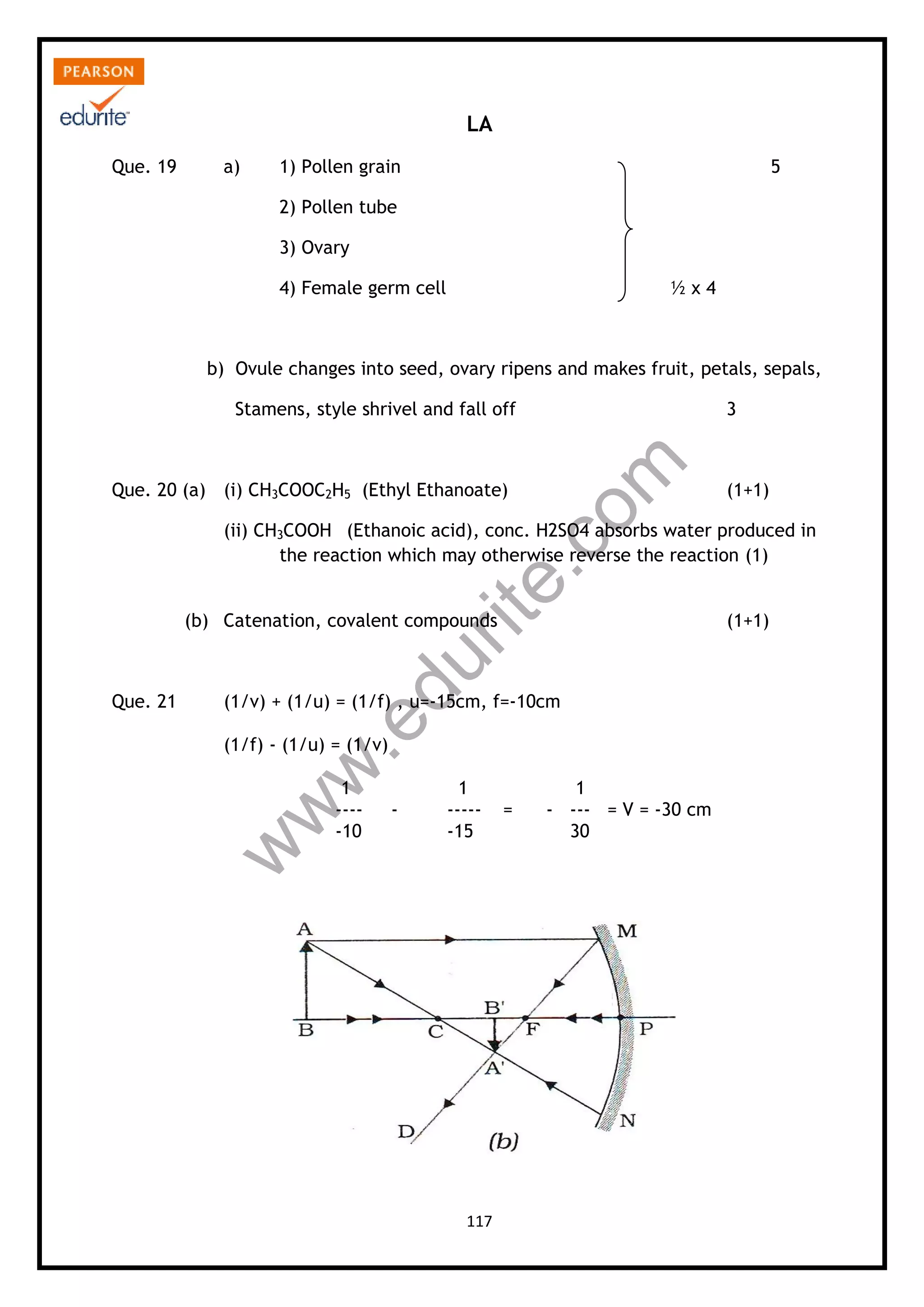 Class 10 Cbse Science Sample Paper Term 2 2012-13 Model 3 | PDF