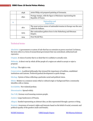 Cbse class-10-social-science-history-notes | PDF