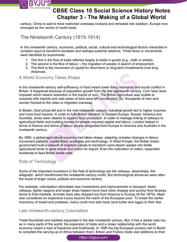 CBSE-Class-10-Social-Science-History-Notes-Chapter-3-The-Making-of-a ...
