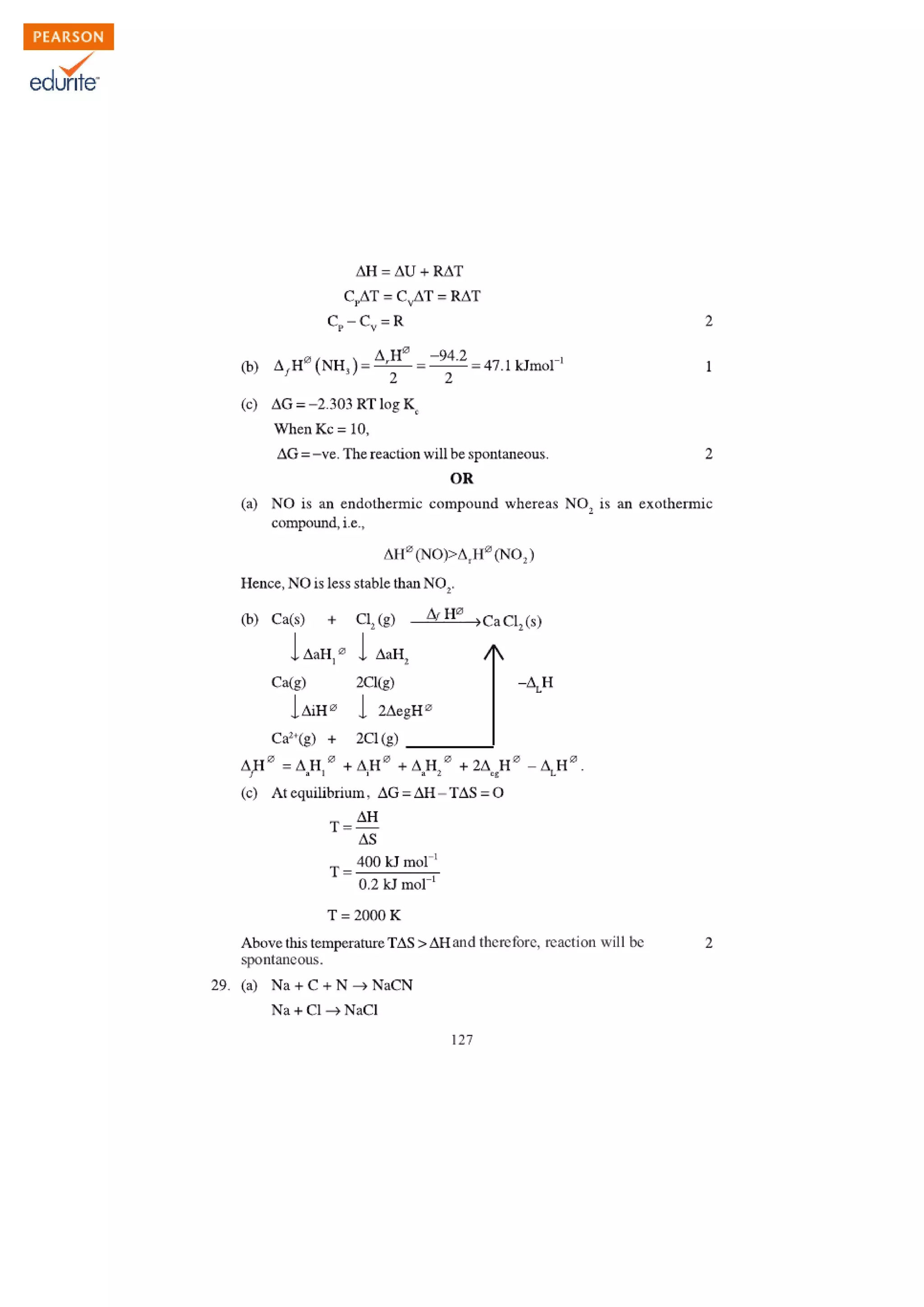 Class 11 Cbse Chemistry Sample Paper | PDF