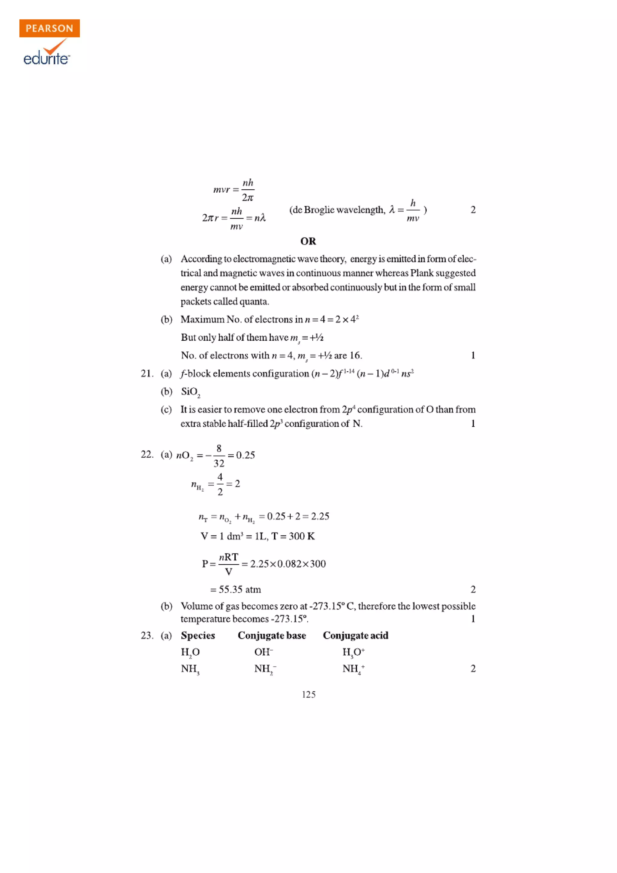 Class 11 Cbse Chemistry Sample Paper | PDF