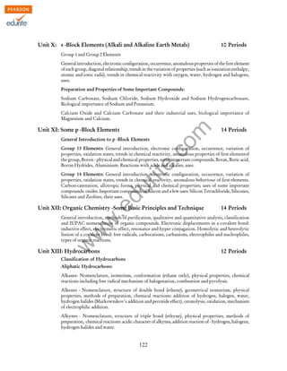 Class 11 Cbse Chemistry Syllabus 2013-14 | PDF