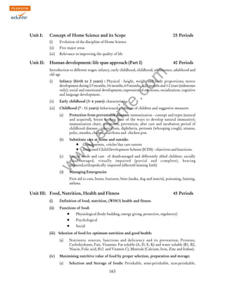 Class 11 Cbse Home Science Syllabus 2013-14 | PDF