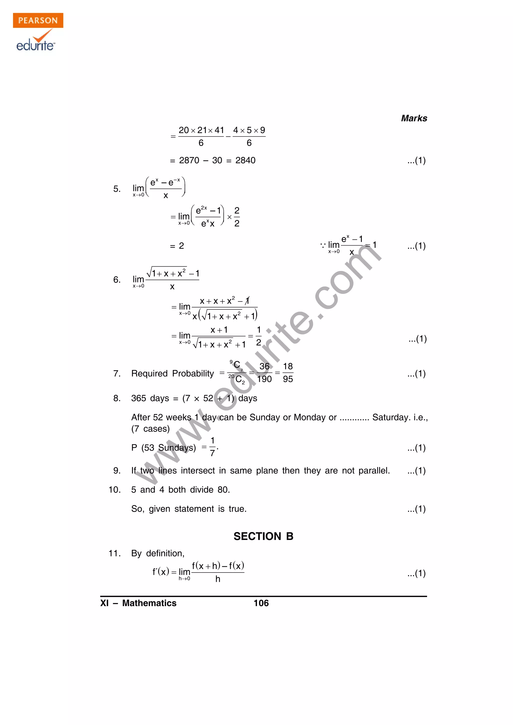 Class 11 Cbse Maths Sample Paper 2012 | PDF