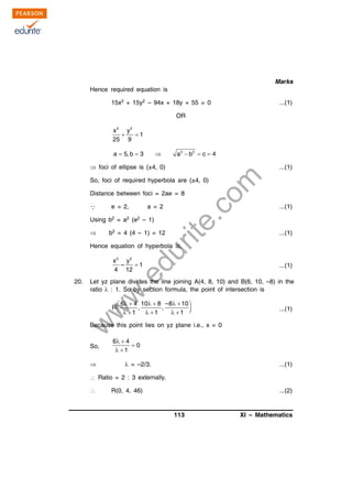 Class 11 Cbse Maths Sample Paper 2012 | PDF