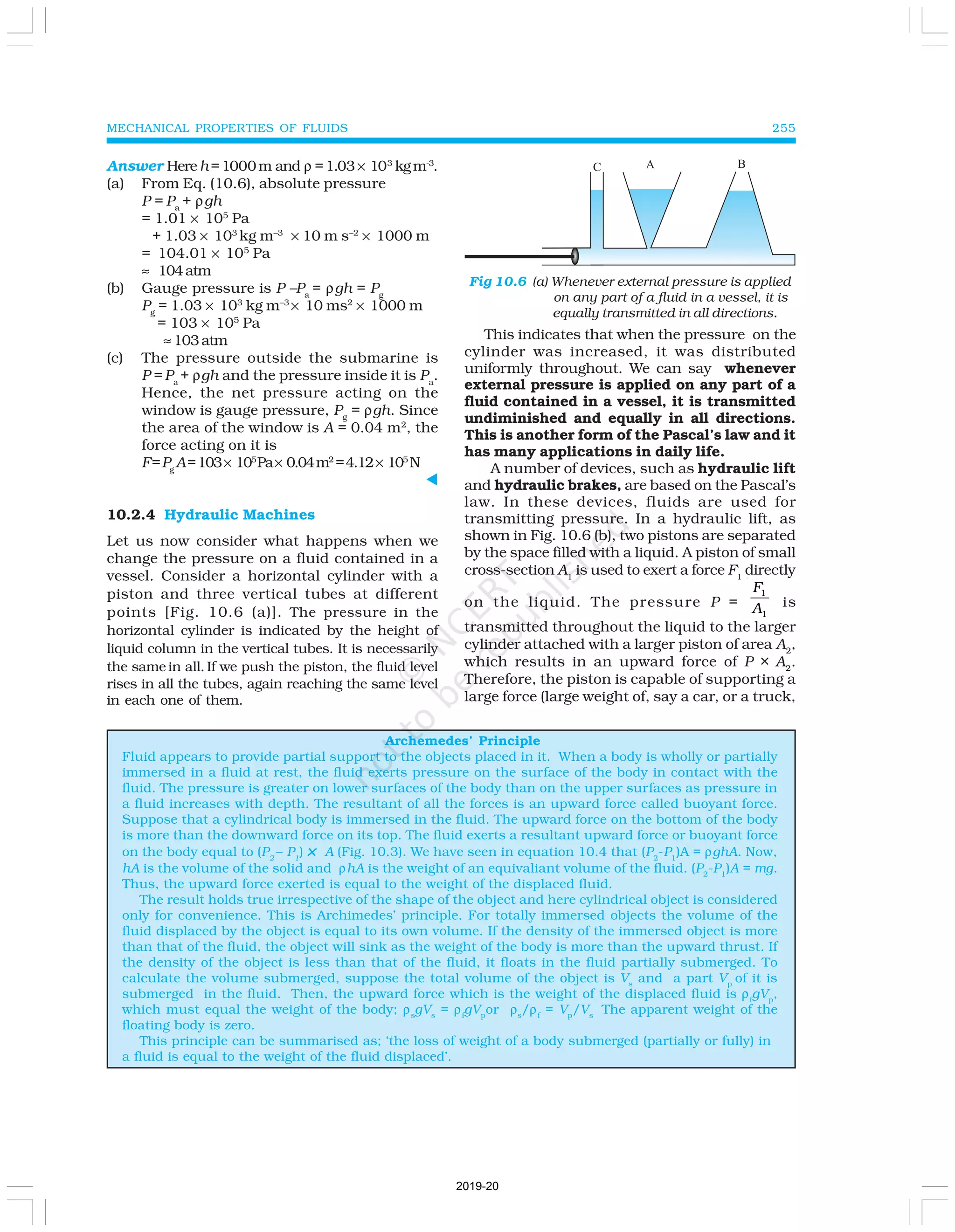 CBSE-class-11-NCERT-Book-Physics-Part-2-MECHANICAL-PROPERTIES-OF-FLUIDS ...