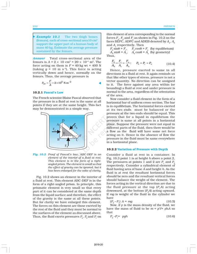 CBSE-class-11-NCERT-Book-Physics-Part-2-MECHANICAL-PROPERTIES-OF-FLUIDS ...