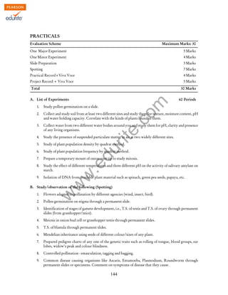 Class 12 Cbse Biology Syllabus 2014-15 | PDF