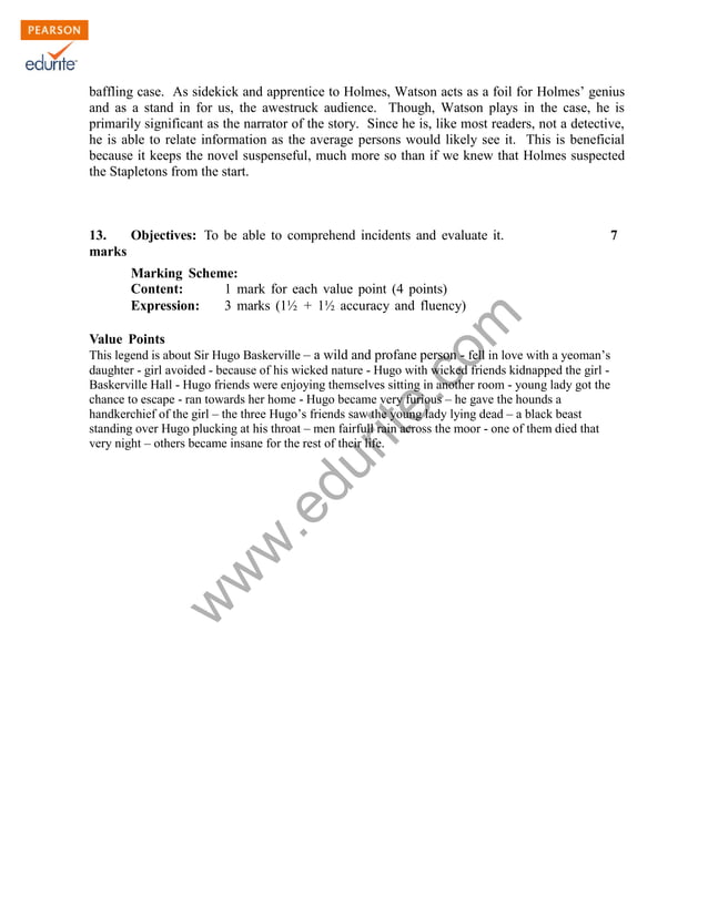 Class 12 Cbse English Core Sample Paper 2013-14 | PDF