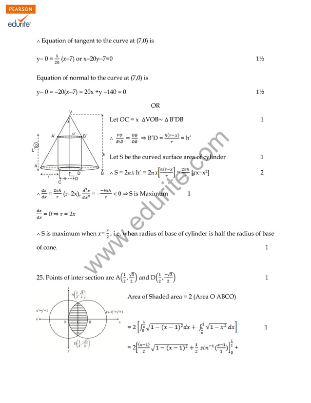 Cbse Class 12 Maths Sample Paper 2012-13 | PDF
