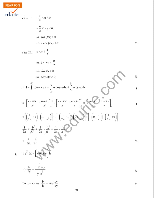 Class 12 Cbse Maths Sample Paper 2011-12 Model 2 | PDF