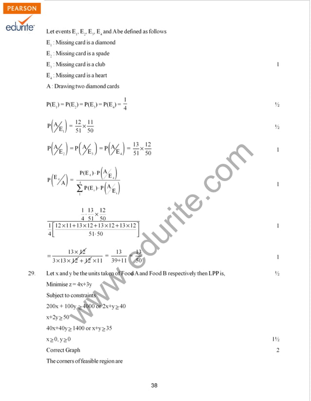 Class 12 Cbse Maths Sample Paper 2011-12 Model 2 | PDF