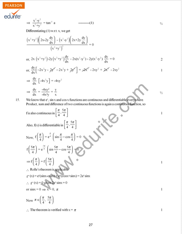 Class 12 Cbse Maths Sample Paper 2011-12 Model 2 | PDF