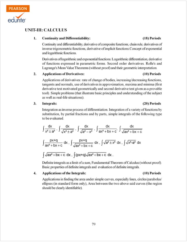 Class 12 Maths Syllabus 2012-13 | PDF | Physics | Science