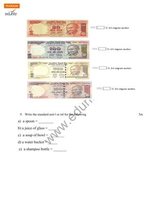 Class 2 CBSE Maths Sample Paper Term 2 Model 2 | PDF