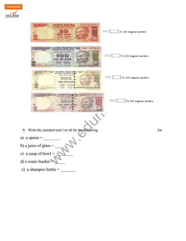 Class 2 CBSE Maths Sample Paper Term 2 Model 2 | PDF