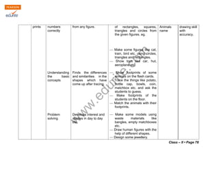 Class 2 CBSE Maths Syllabus | PDF | Chemistry | Science