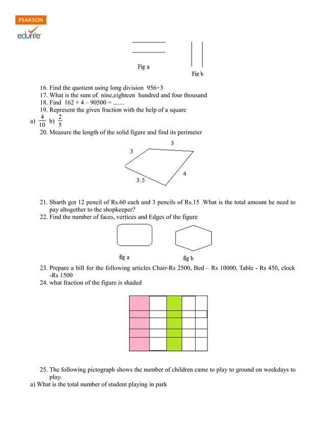 Class 3 CBSE Maths Sample Paper Term 2 Model 3 | PDF | Homework and Study | Education