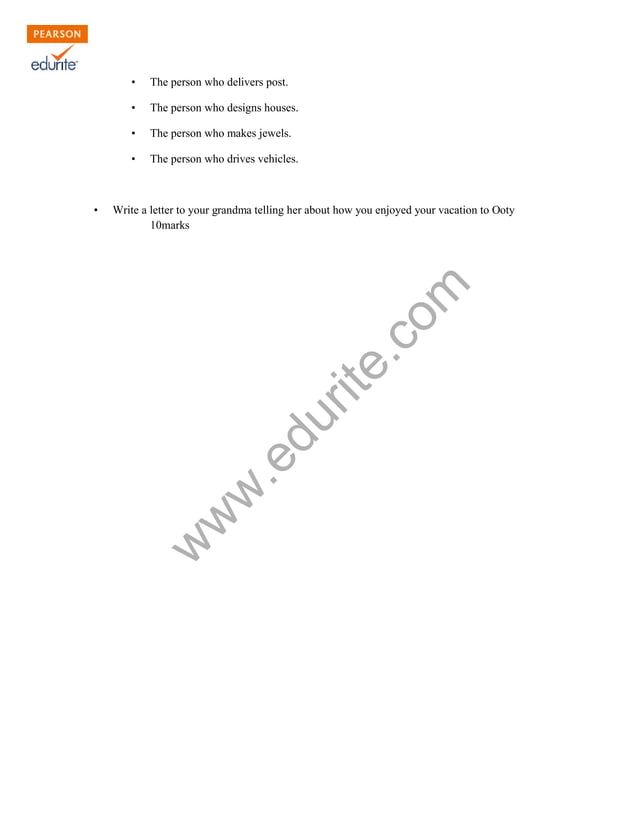 Class 5 Cbse English Sample Paper Model 3 | PDF