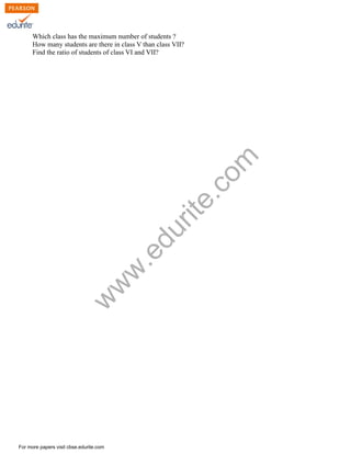 Cbse Class 5 Maths Sample Paper Term 2 Model 2 | PDF