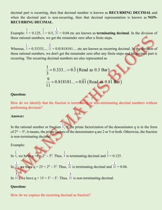 Cbse class-8th-rational numbers-amans-maths-blogs | PDF