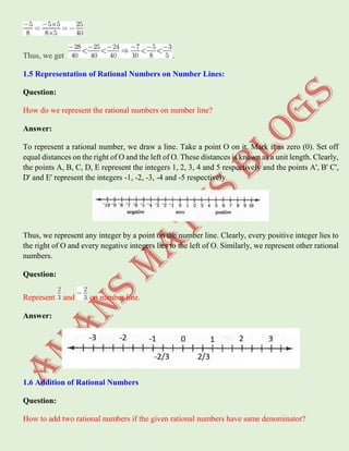 Cbse class-8th-rational numbers-amans-maths-blogs | PDF