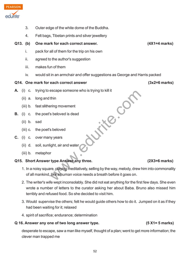 Class 9 Cbse English Language Literature Sample Paper Term 2 | PDF ...
