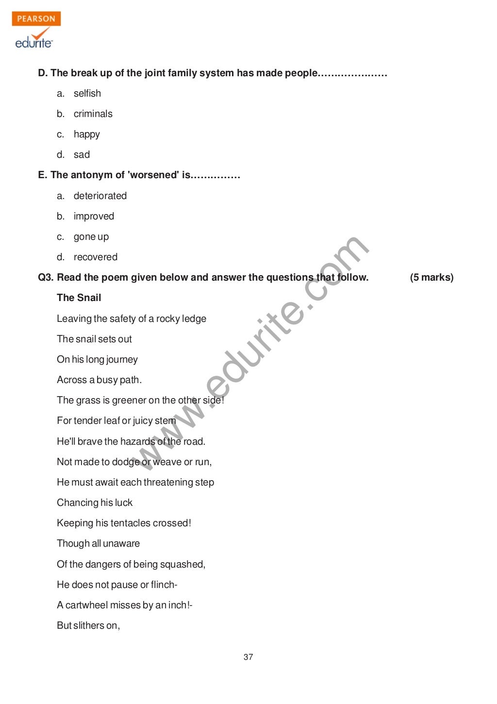 Class 9 Cbse English Language Literature Sample Paper Term 2 Class 9 Cbse English Language Literature Sample Paper Term 2