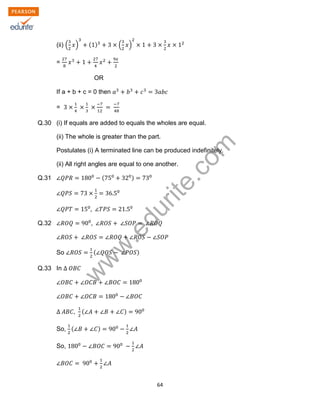 Class 9 Cbse Maths Sample Paper Term 1 Model 1 | PDF