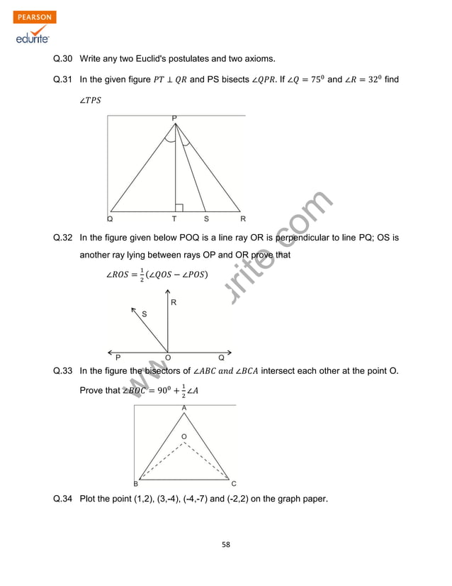 Class 9 Cbse Maths Sample Paper Term 1 Model 1 | PDF | Physics | Science