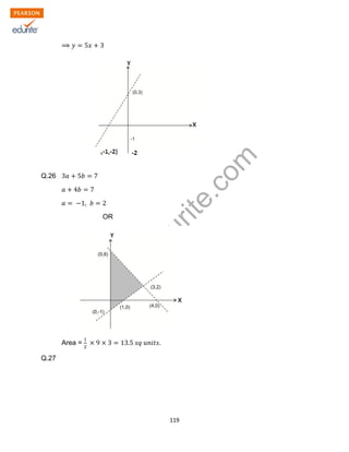 Class 9 Cbse Maths Sample Paper Term 2 Model 1 | PDF