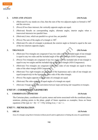 Class 9 Cbse Maths Syllabus 2011-12 | PDF